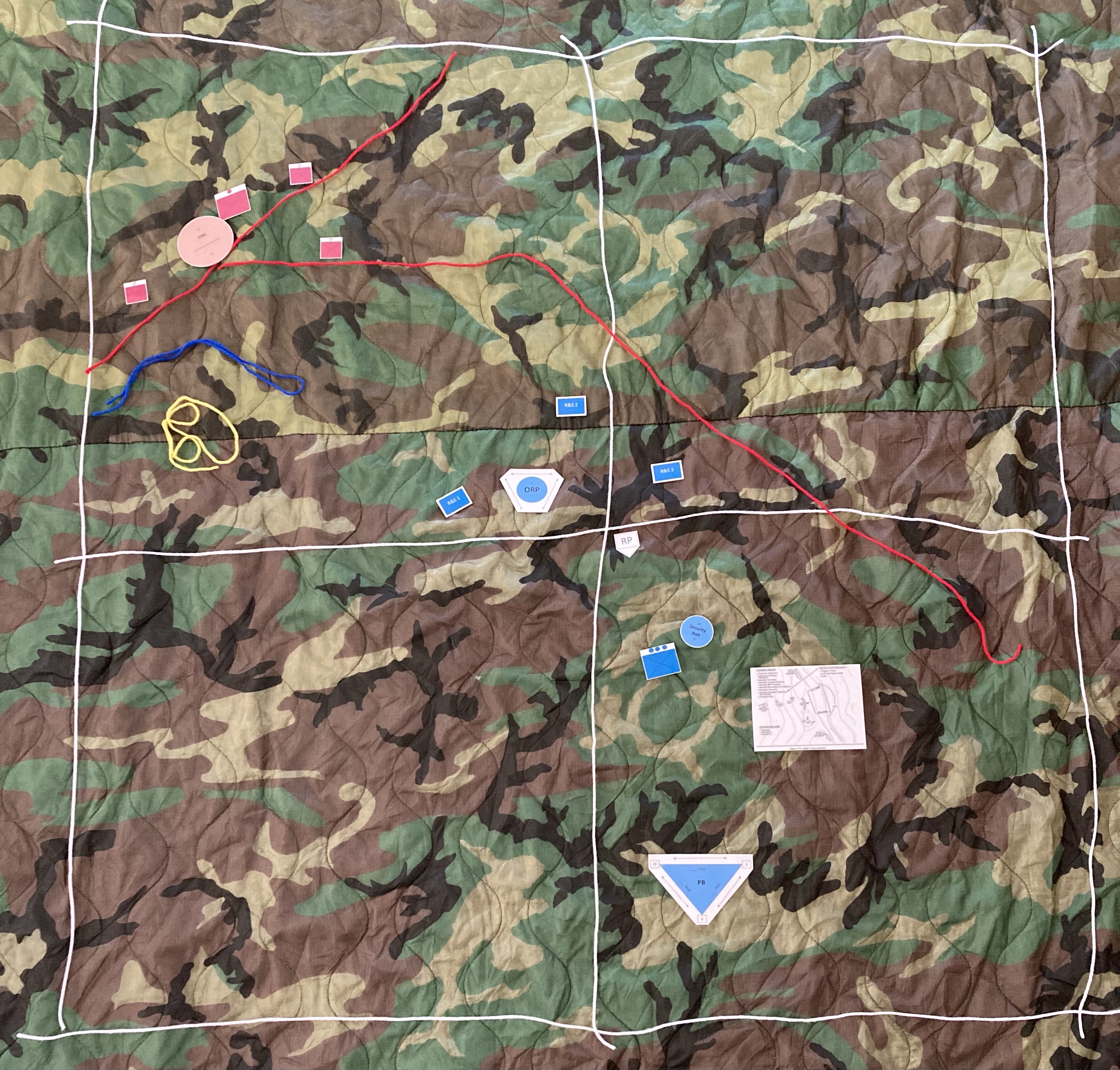 US Army Doctrinal Colors Platoon Terrain Model Kit w/ SMART Cards ...